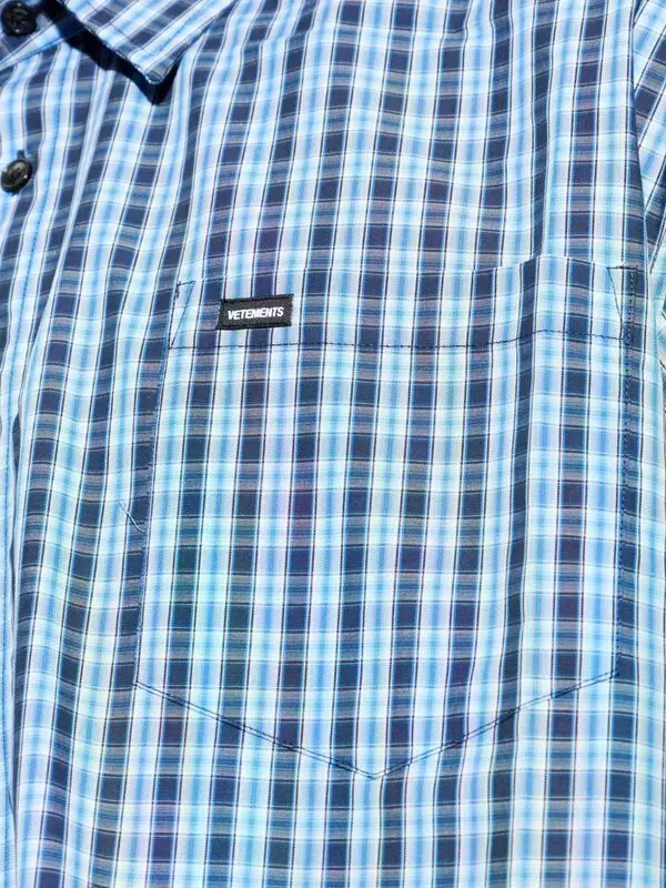 Vetements Check Pocket Shirt