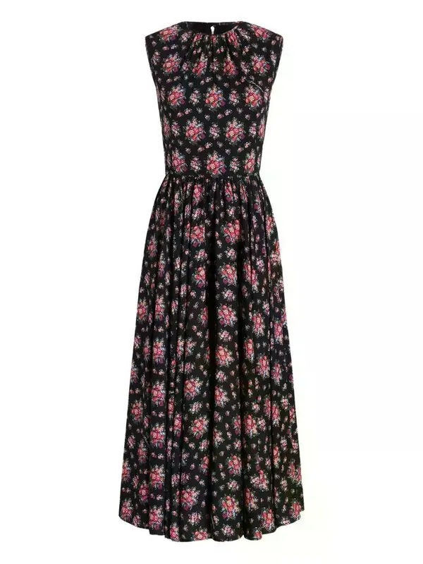 Dolce & Gabbana Floral Print Midi Dress