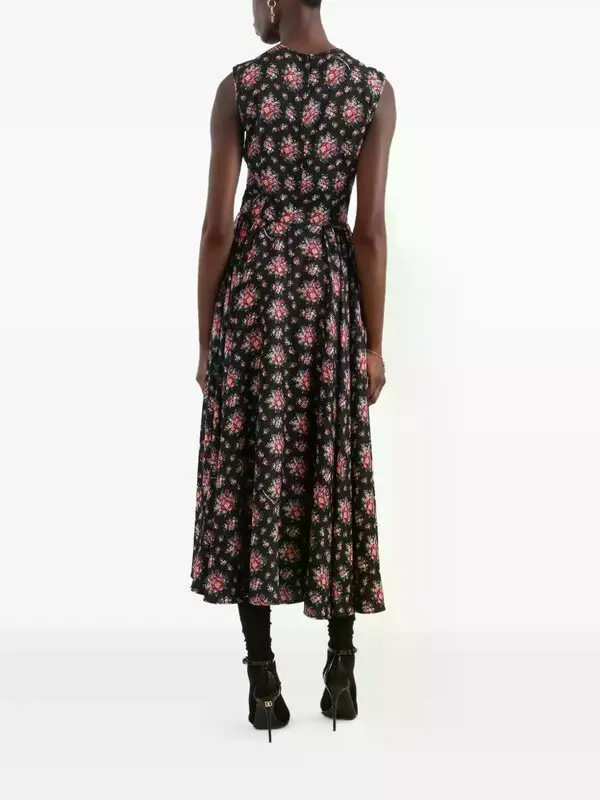 Dolce & Gabbana Floral Print Midi Dress