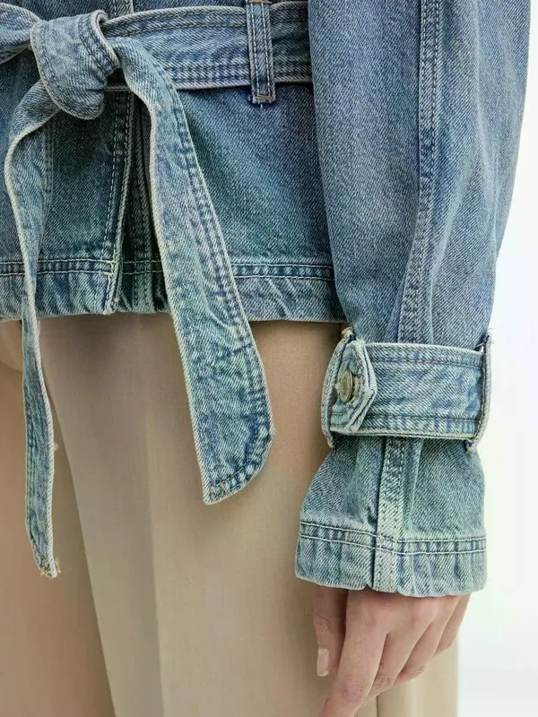 Guess Belted Denim Jacket