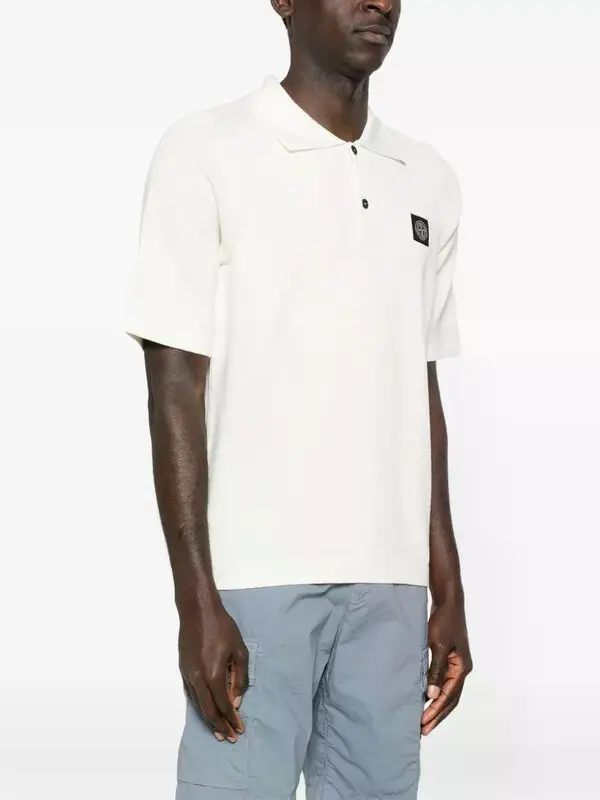 Stone Island Logo-patch Polo Shirt