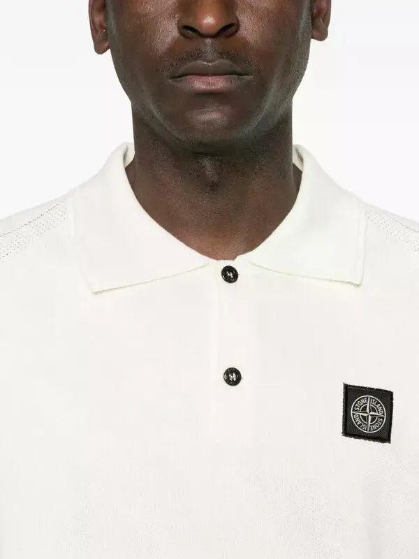 Stone Island Logo-patch Polo Shirt