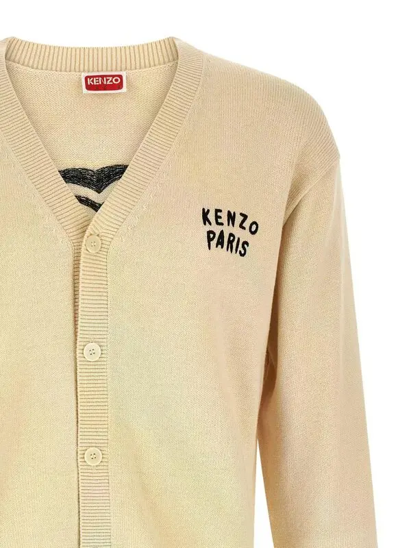 Kenzo Boke Heart V-neck Cardigan