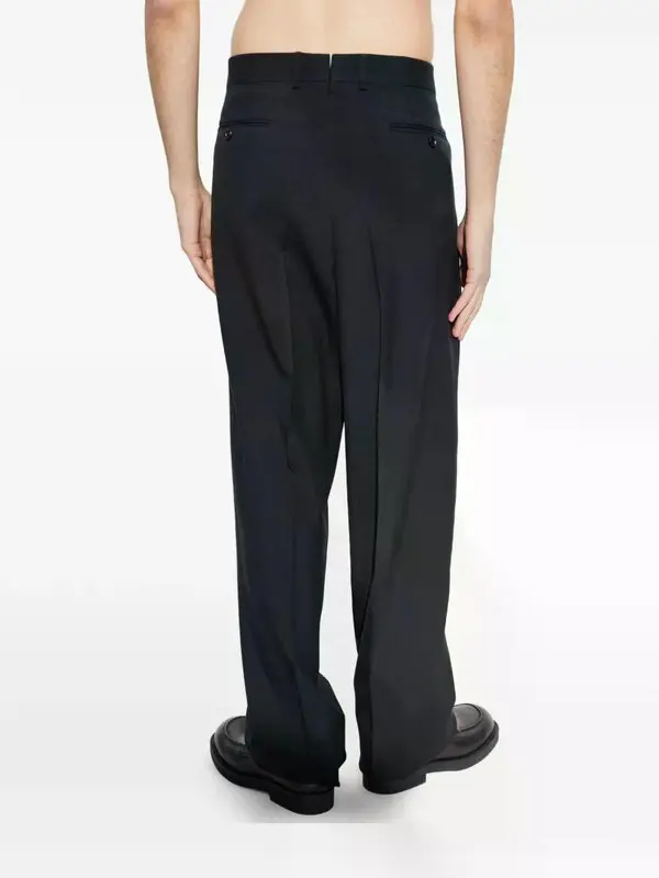 TOM FORD Wool Pleated Tailored Trousers