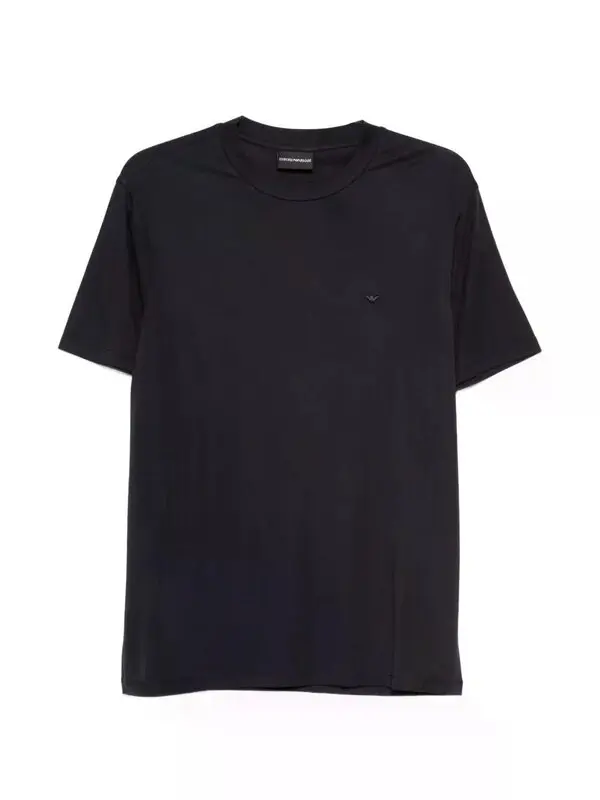 Emporio Armani Logo-detail T-shirt - Black