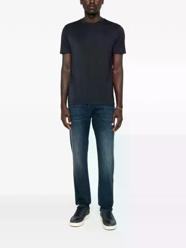 Emporio Armani Logo-detail T-shirt - Black