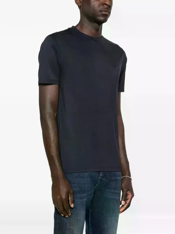 Emporio Armani Logo-detail T-shirt - Black