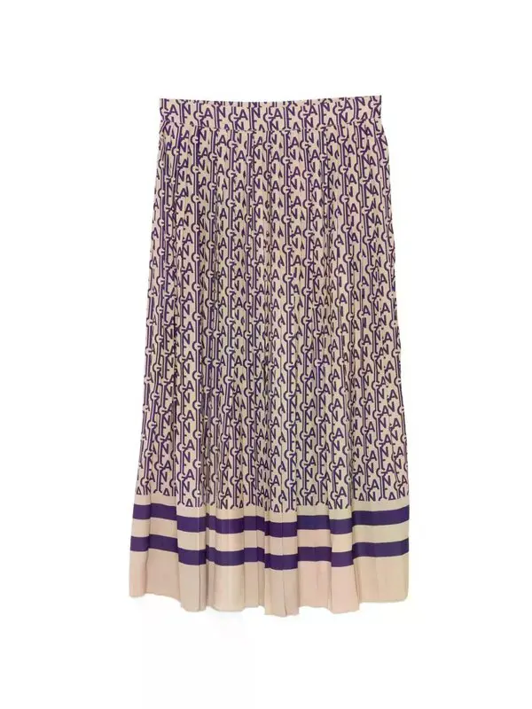 Gant Printed Pleated Skirt