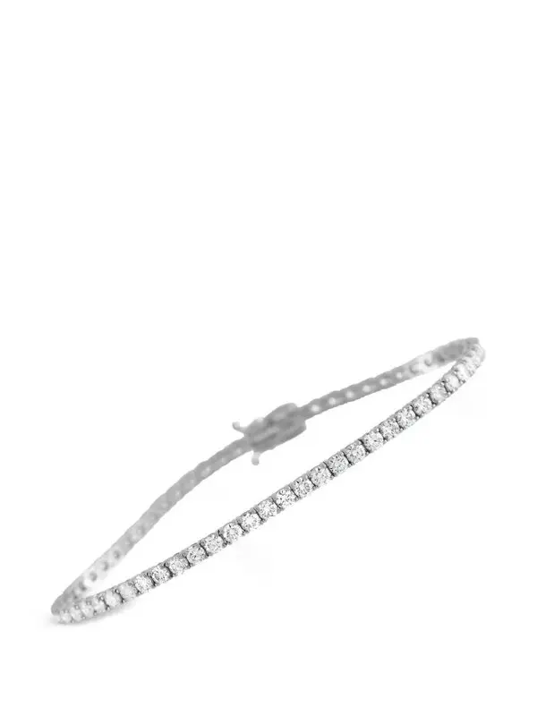 LB EXCLUSIVE 14kt White Gold Laboratory-grown Diamond Bracelet - Silver