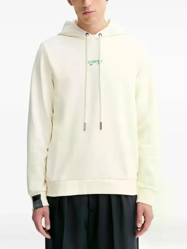 Iceberg Graphic Drawstring Hoodie
