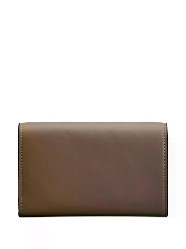 TOD'S Bar Tri-fold Wallet - Brown