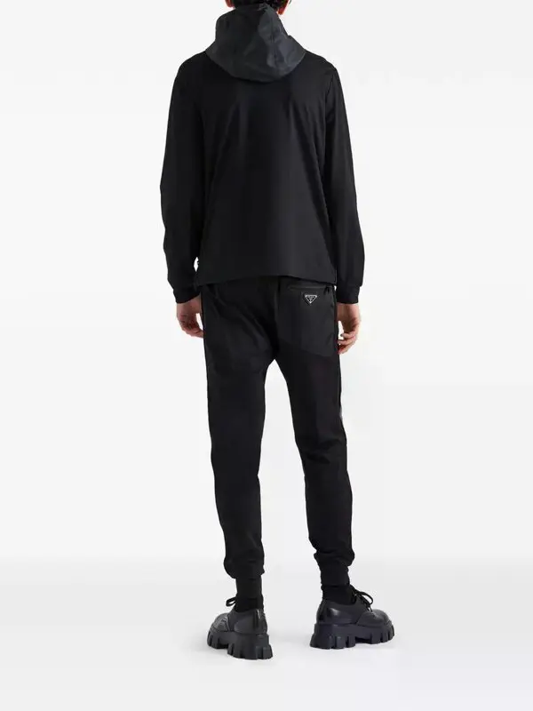 Prada Drawstring Piping Trousers