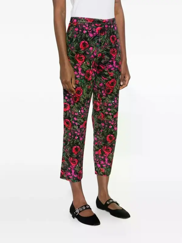 Marni Flower-print Trousers