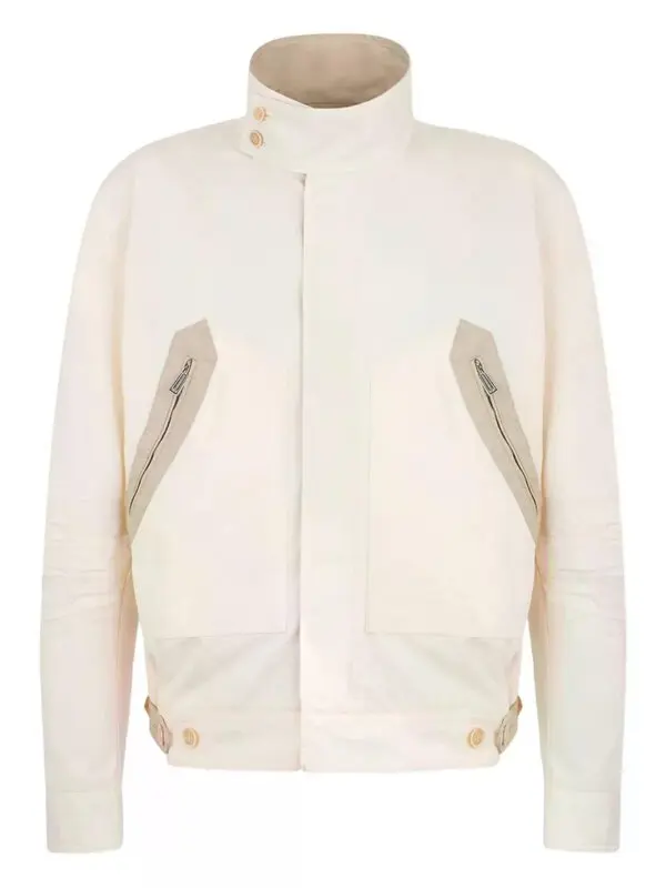 Dsquared2 Sunset Zip-up Bomber - Neutrals