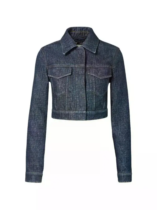 Fendi Logo-motif Cropped Jacket