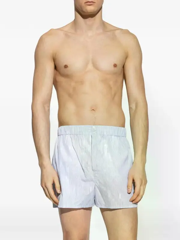 Brioni Buttoned Striped Boxers