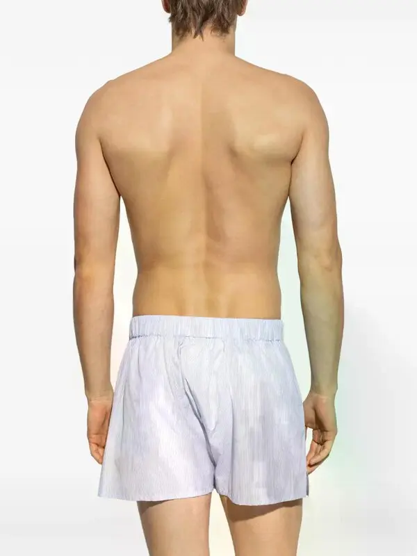 Brioni Buttoned Striped Boxers