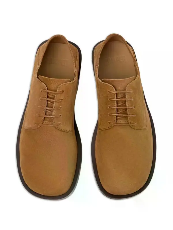 Camper Don Leather Lace-up Derby Shoes - Brown