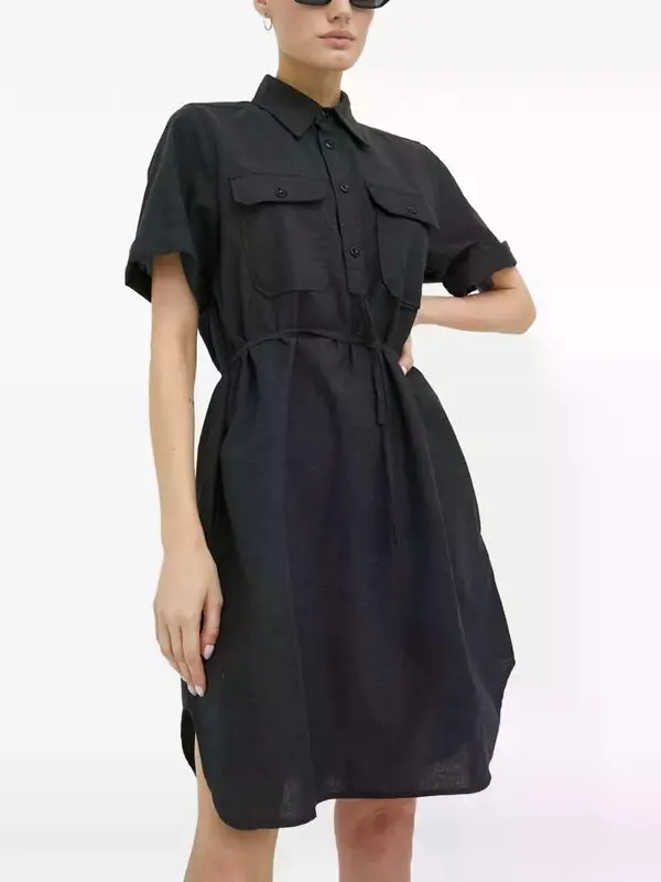 G-star Raw Buttoned Flap-pocket Mini Dress