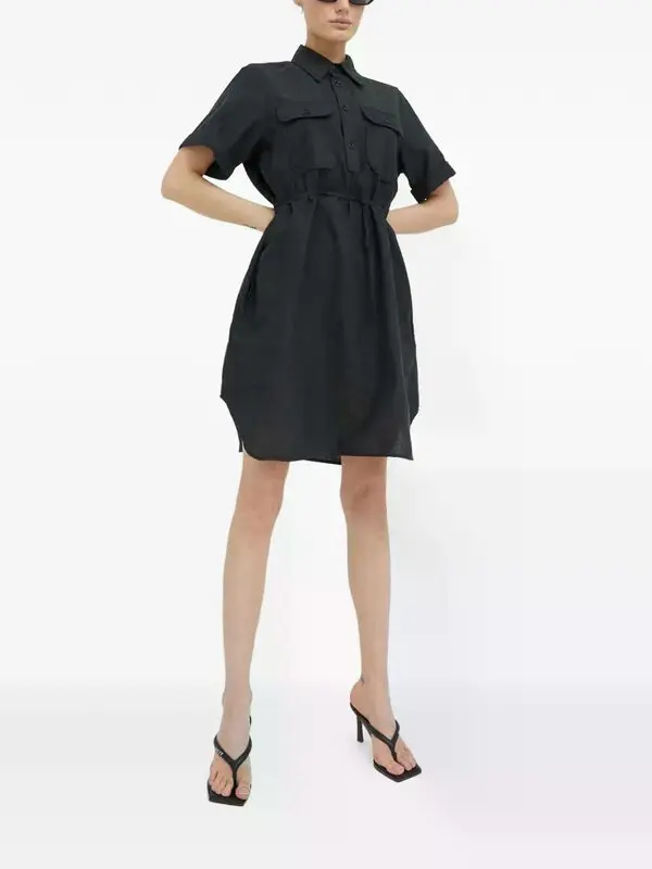 G-star Raw Buttoned Flap-pocket Mini Dress