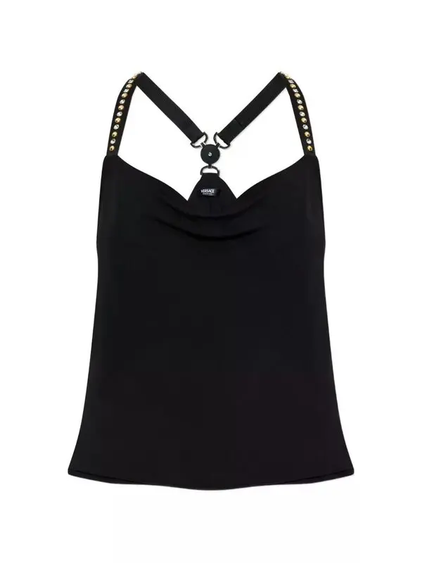 Versace Embellished-strap Top