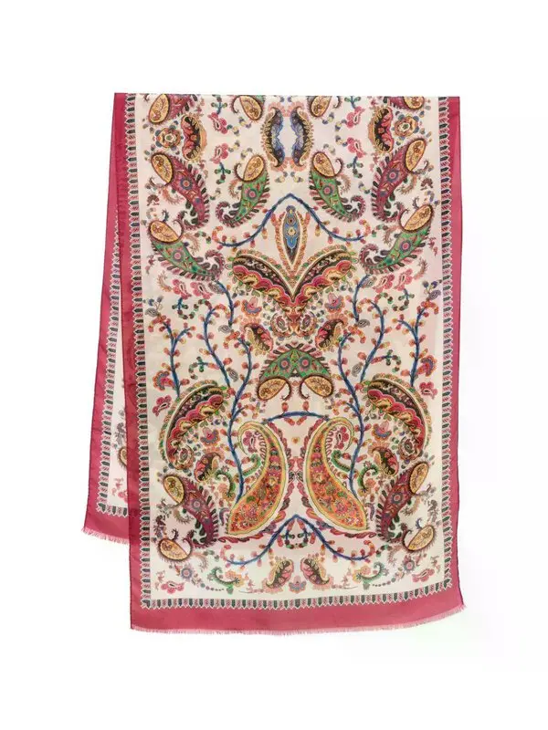 Etro Paisley Scarf - Neutrals