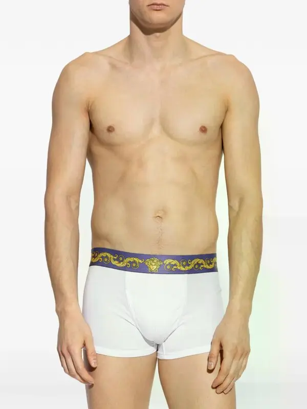 Versace Scroll-print Waistband Boxers