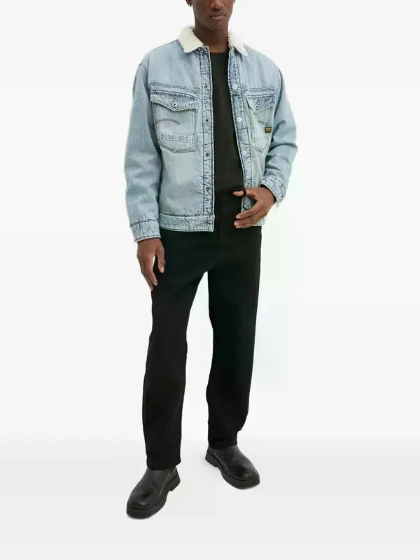G-star Raw Collared Jacket With Patch Pockets