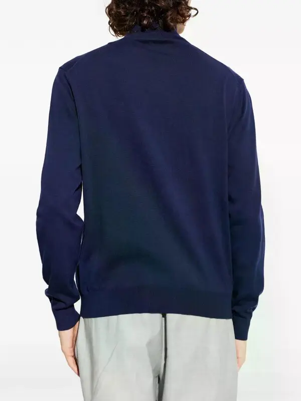 Etro Zip-up Logo-detail Sweater