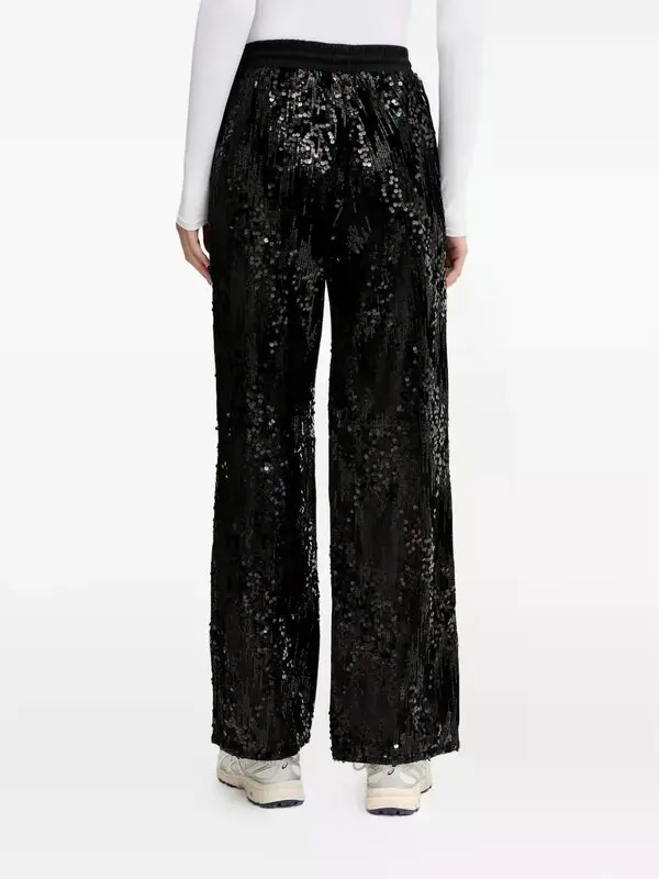 Guess Sequin-embellished Trousers - Black