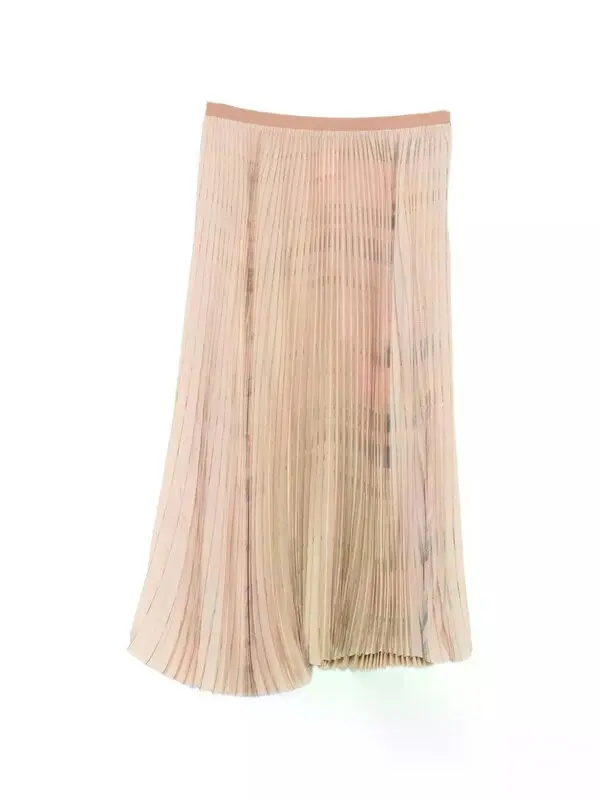 Fabiana Filippi Pleated Midi Skirt - Neutrals
