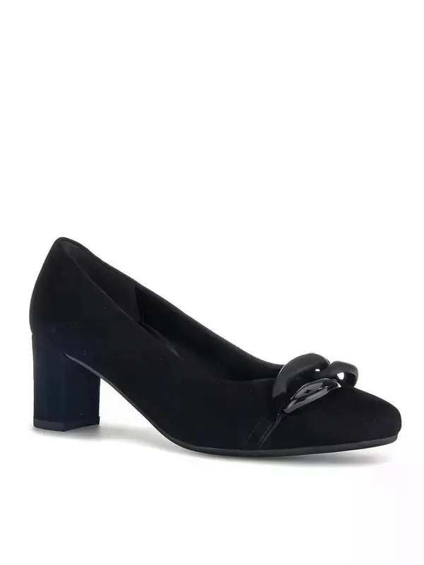 Gabor Block-heel Suede Pumps