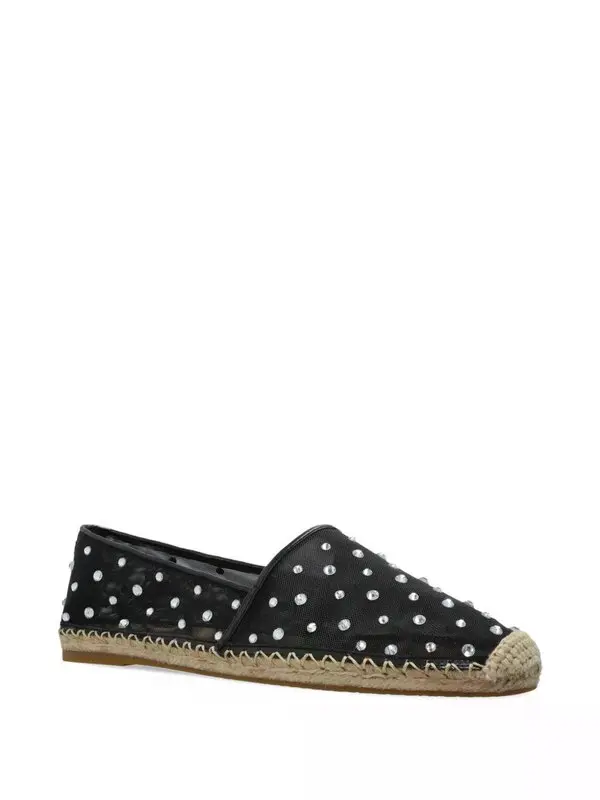 Michael Kors Crystal-embellished Espadrilles - Black