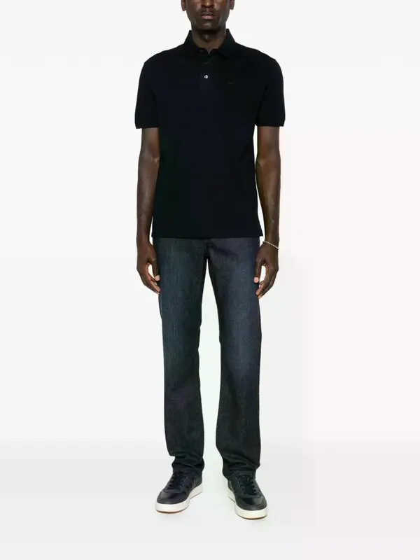 7 For All Mankind Five-pocket Straight Fit Denim Jeans - Blue