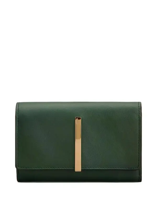 TOD'S Bar Tri-fold Wallet - Green