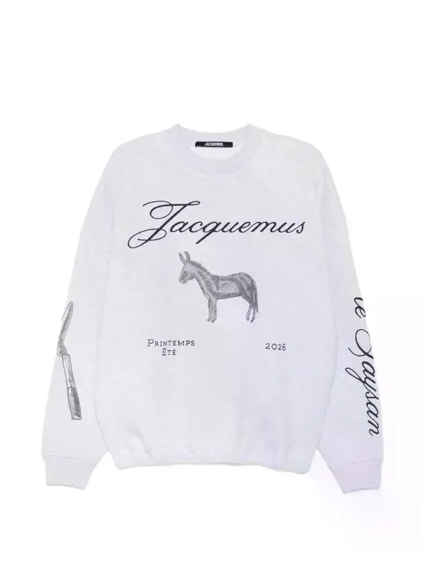Jacquemus Graphic-print Jacquard Sweatshirt
