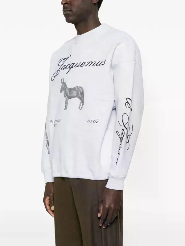 Jacquemus Graphic-print Jacquard Sweatshirt