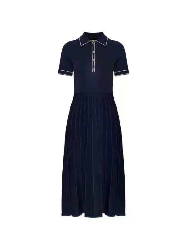 Michael Kors Contrast-stitching Midi Dress