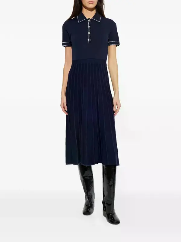 Michael Kors Contrast-stitching Midi Dress