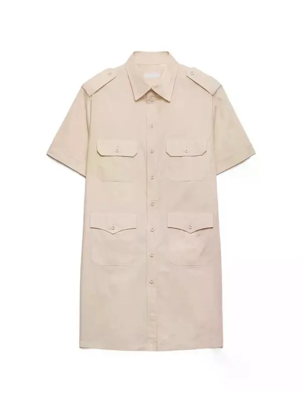 Prada Patch-pocket Short-sleeve Shirt
