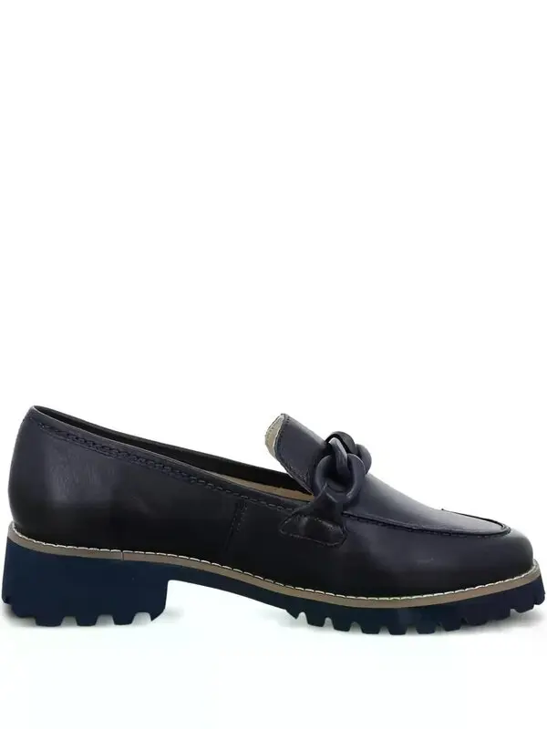 ARA Leather Knot-detail Loafers