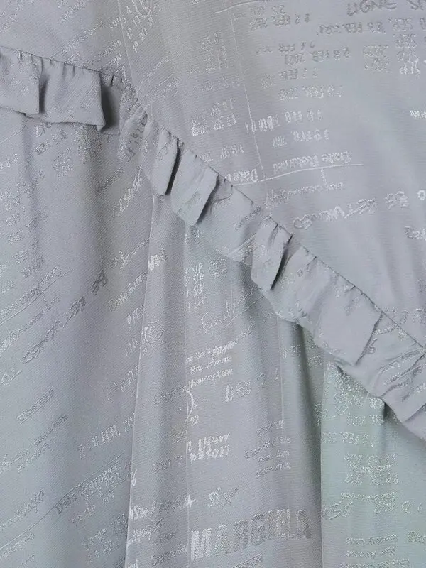 MAISON MARGIELA Ruffled V-neck Dress