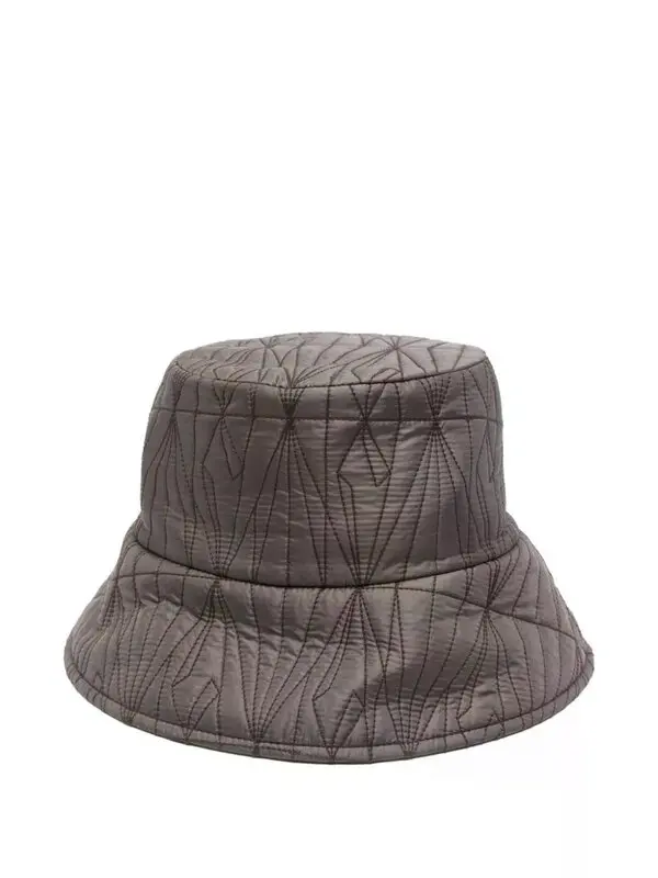 MONCLER + RICK OWENS Logo-patch Quilted Bucket Hat