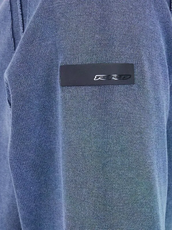 RRD Ribbed Crew-neck Sweater - Blue