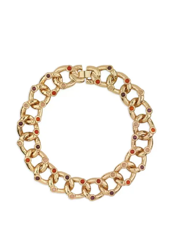Gas Bijoux Mitsi Chain Link Embellished Necklace - Gold