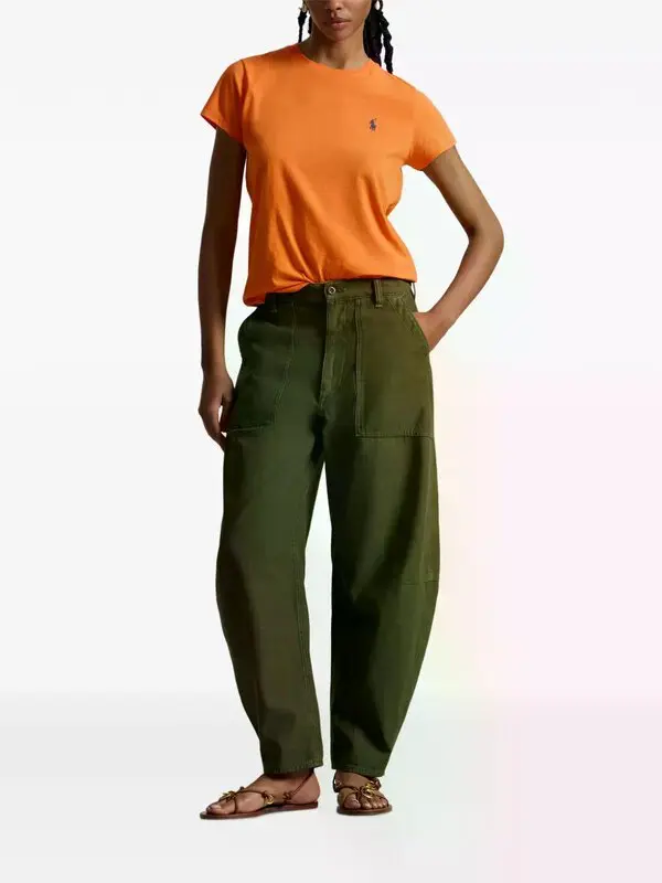 Polo Ralph Lauren Embroidered T-shirt - Orange