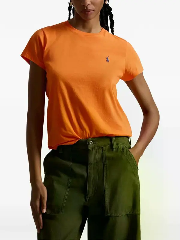 Polo Ralph Lauren Embroidered T-shirt - Orange