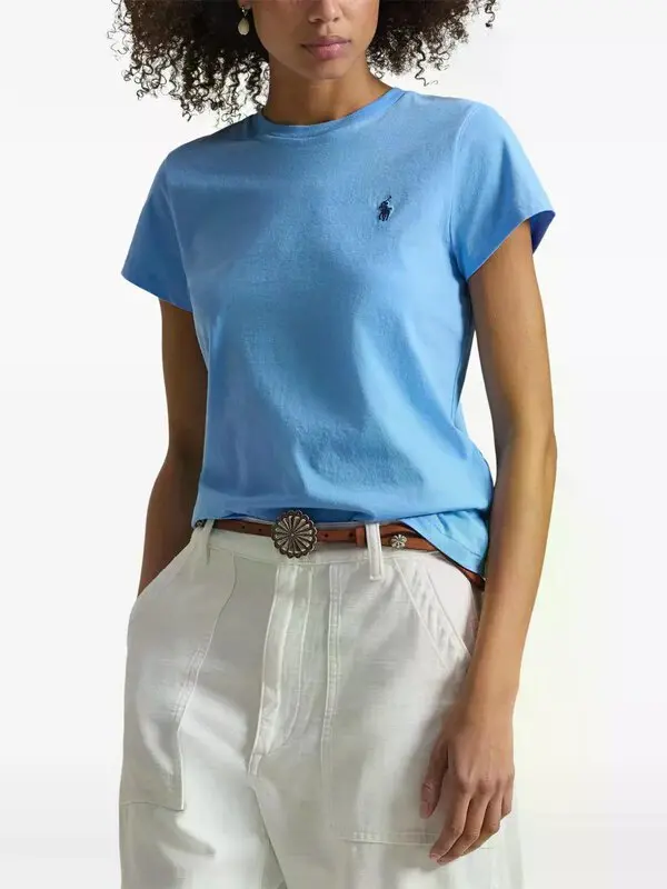 Polo Ralph Lauren Embroidered Crewneck T-shirt - Blue