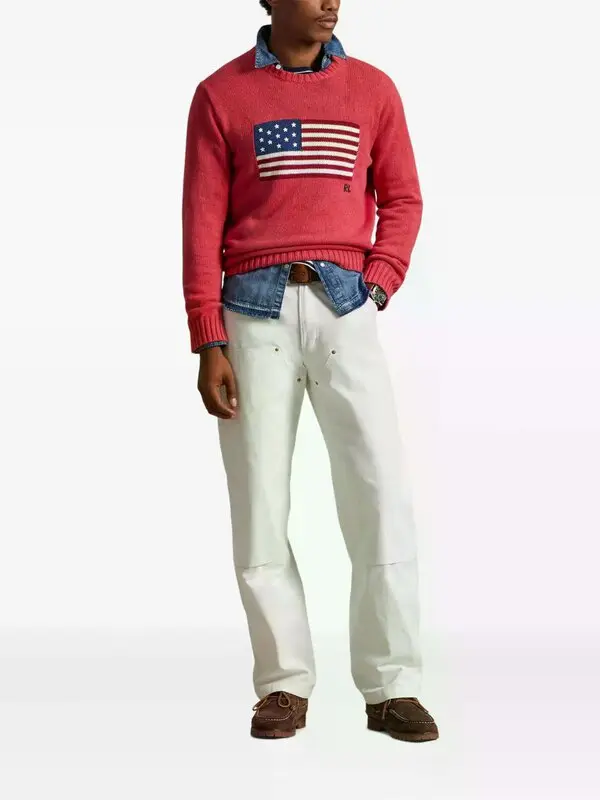 Polo Ralph Lauren Logo-detailing Sweater - Red