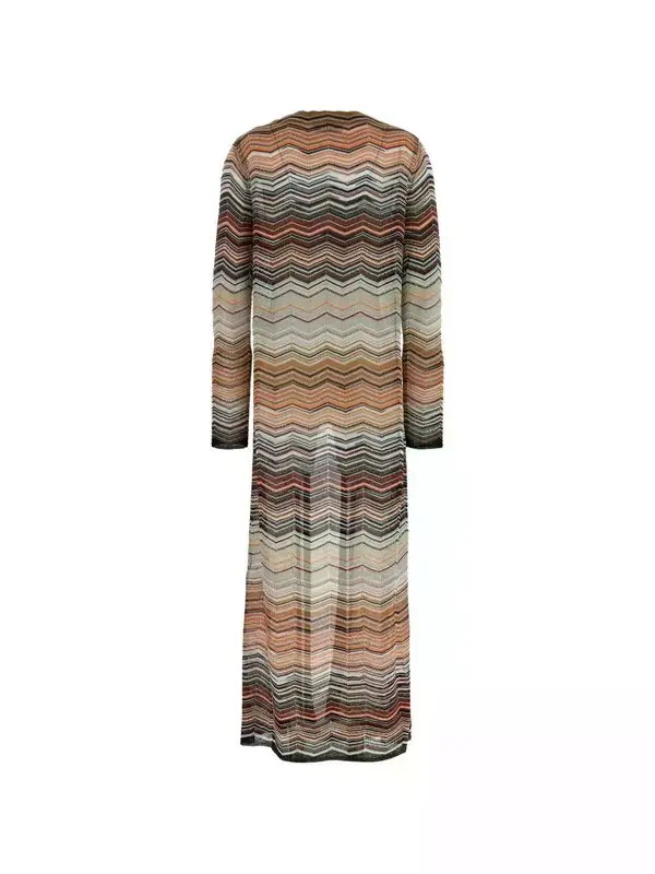 Missoni Chevron Sequin-appliqué Cardigan Coat